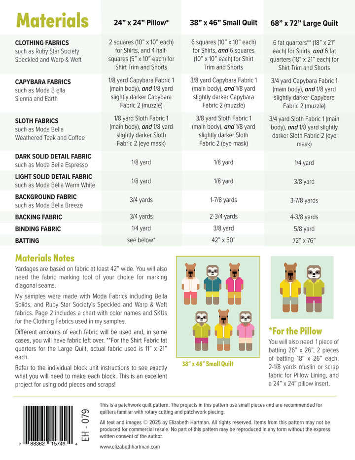 Patterns by Elizabeth Hartman