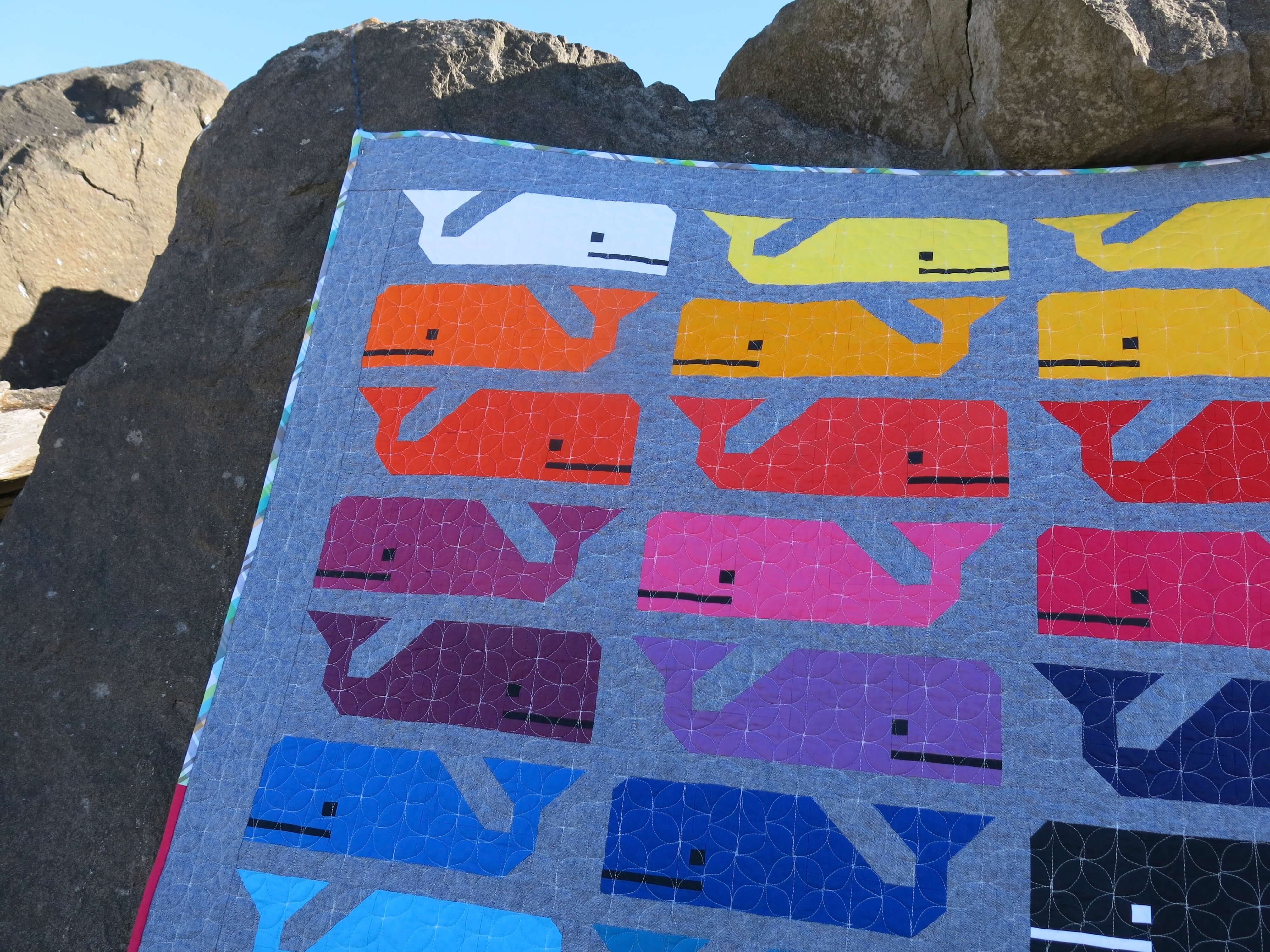 Preppy the Whale | Quilt Pattern | Information | Elizabeth Hartman
