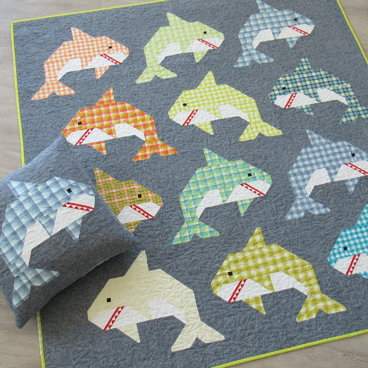 Social Sharks | Quilt Pattern | Information | Elizabeth Hartman